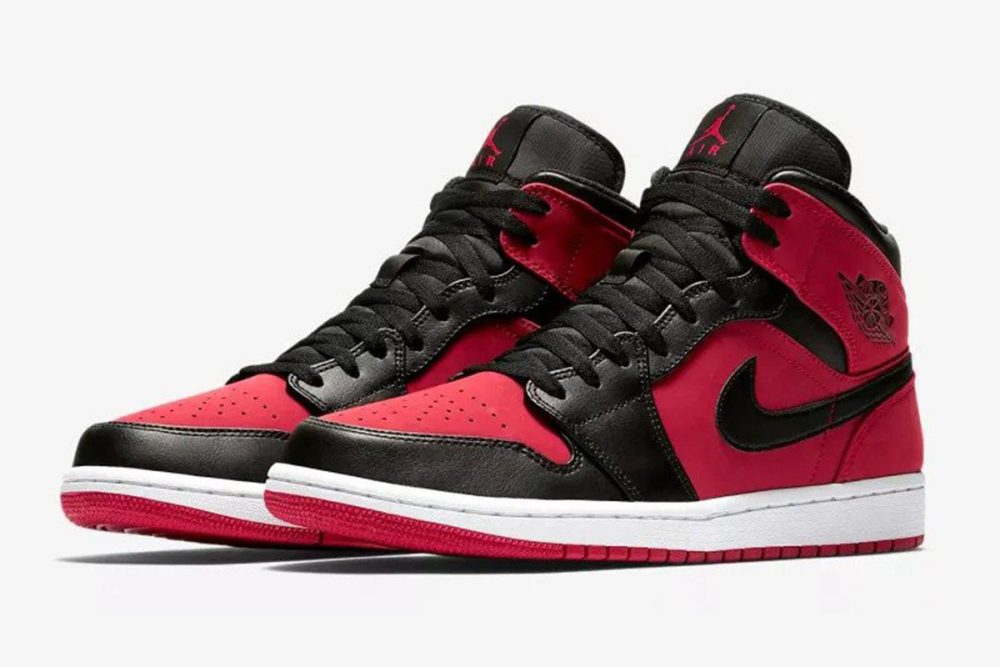 Air Jordan 1 Retro Mid GS 'Gym Red' - DELTITECH