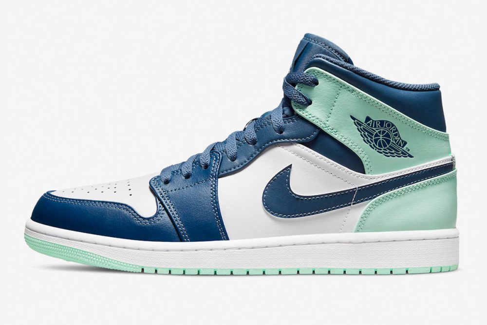 Air Jordan 1 Mid 'Blue Mint' - DELTITECH