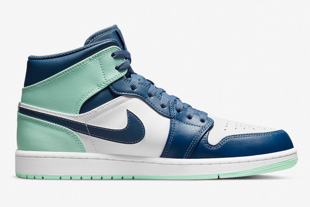 Air Jordan 1 Mid 'Blue Mint' - DELTITECH
