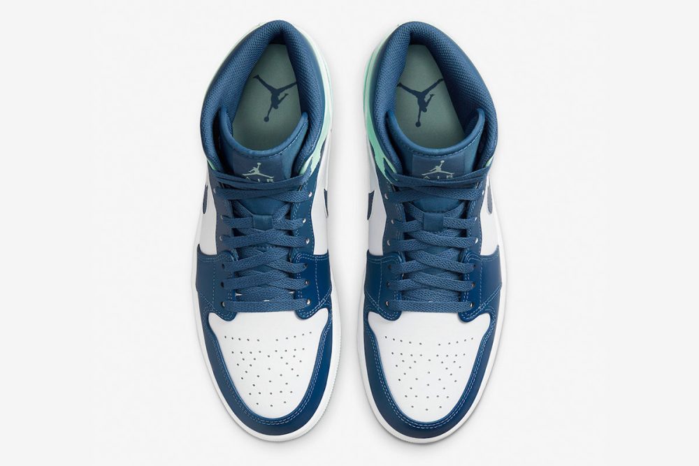 Air Jordan 1 Mid 'Blue Mint' - DELTITECH